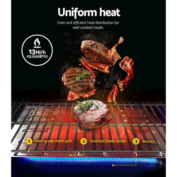 Grillz Portable Gas BBQ Grill with Double Sided Plate | Grillz | Oz BBQ ...