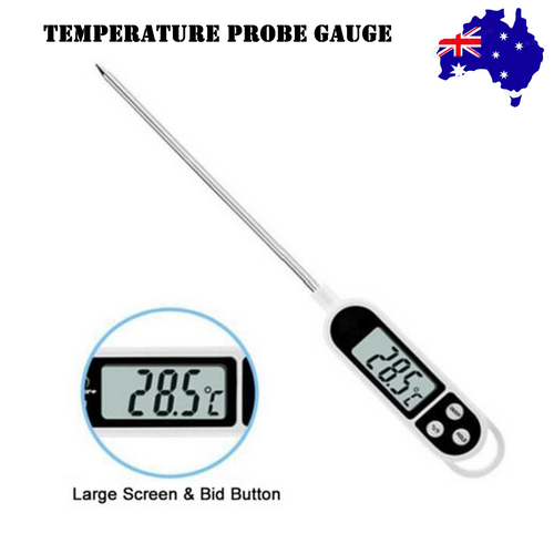 Digital Cooking Kitchen Thermometer Food BBQ Meat Water Temperature Pr ...